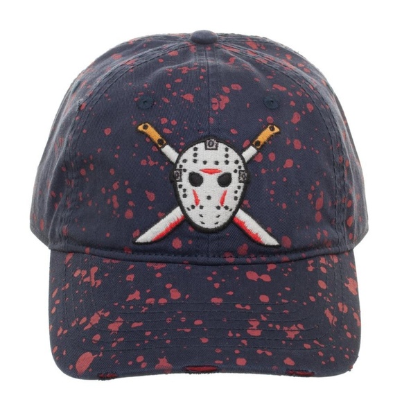 Bioworld | Accessories | Blood Splattered Jason Friday The 3th Dad Hat ...
